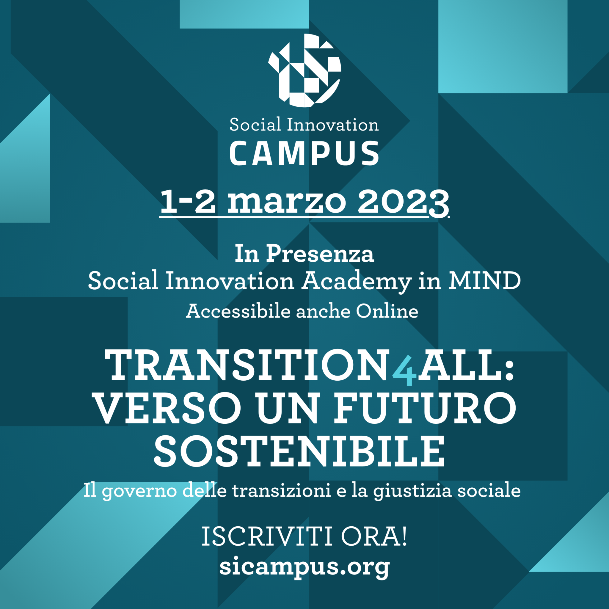 Save the Date! Social Innovation Campus 2023 - Fondazione Triulza